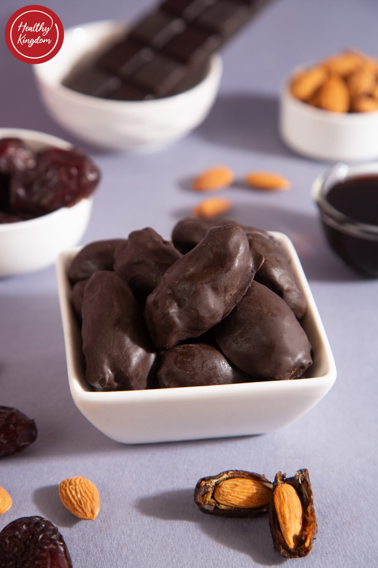 Choco Dates (Milk Chocolate with Almonds) - Healthy Kingdom
